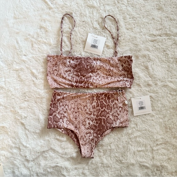 Mai Deluxe | Swim | Mai Deluxe Sand Boa Mod Top And Bottom | Poshmark